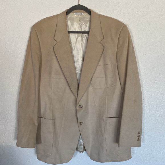 Halston Heritage | Suits & Blazers | Vtg Halston Halsuede Blazer | Poshmark
